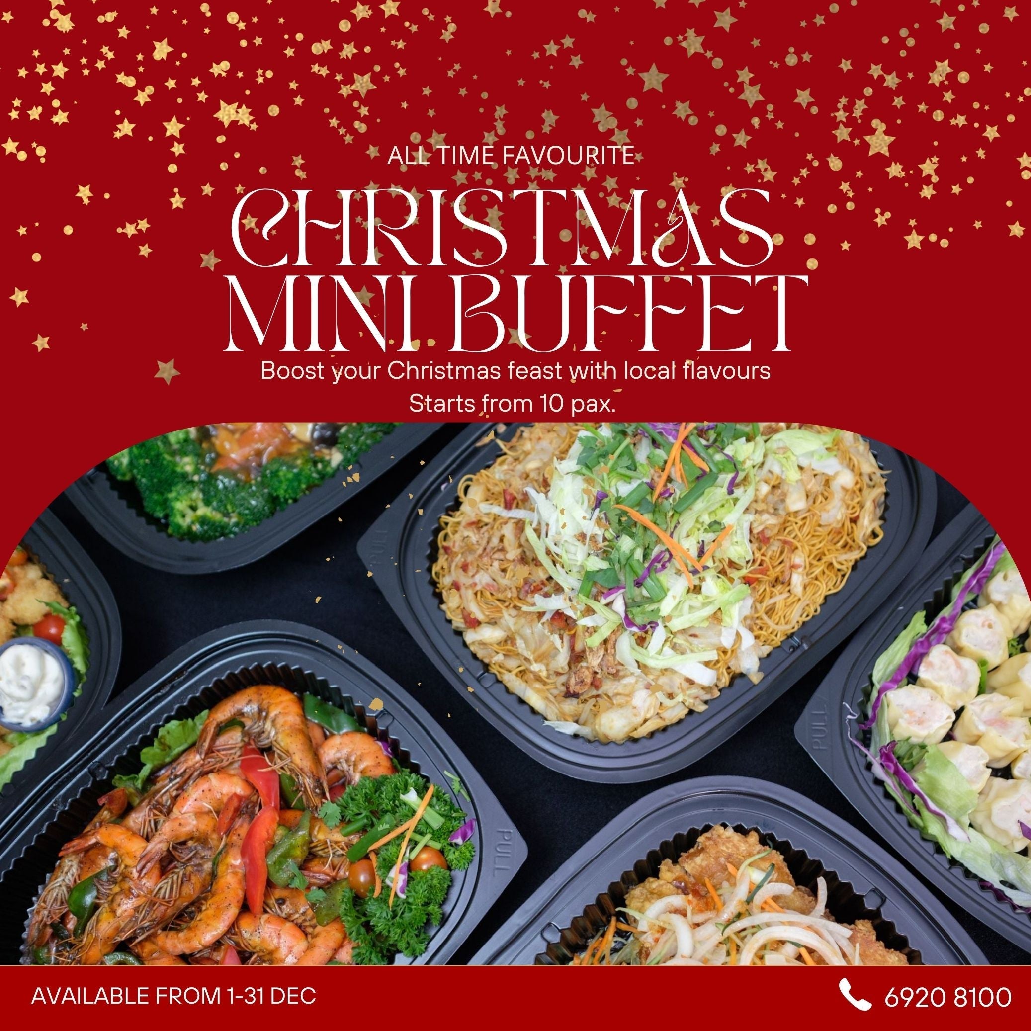 Christmas Mini Buffet Catering Singapore - Festive Meals Delivered ...
