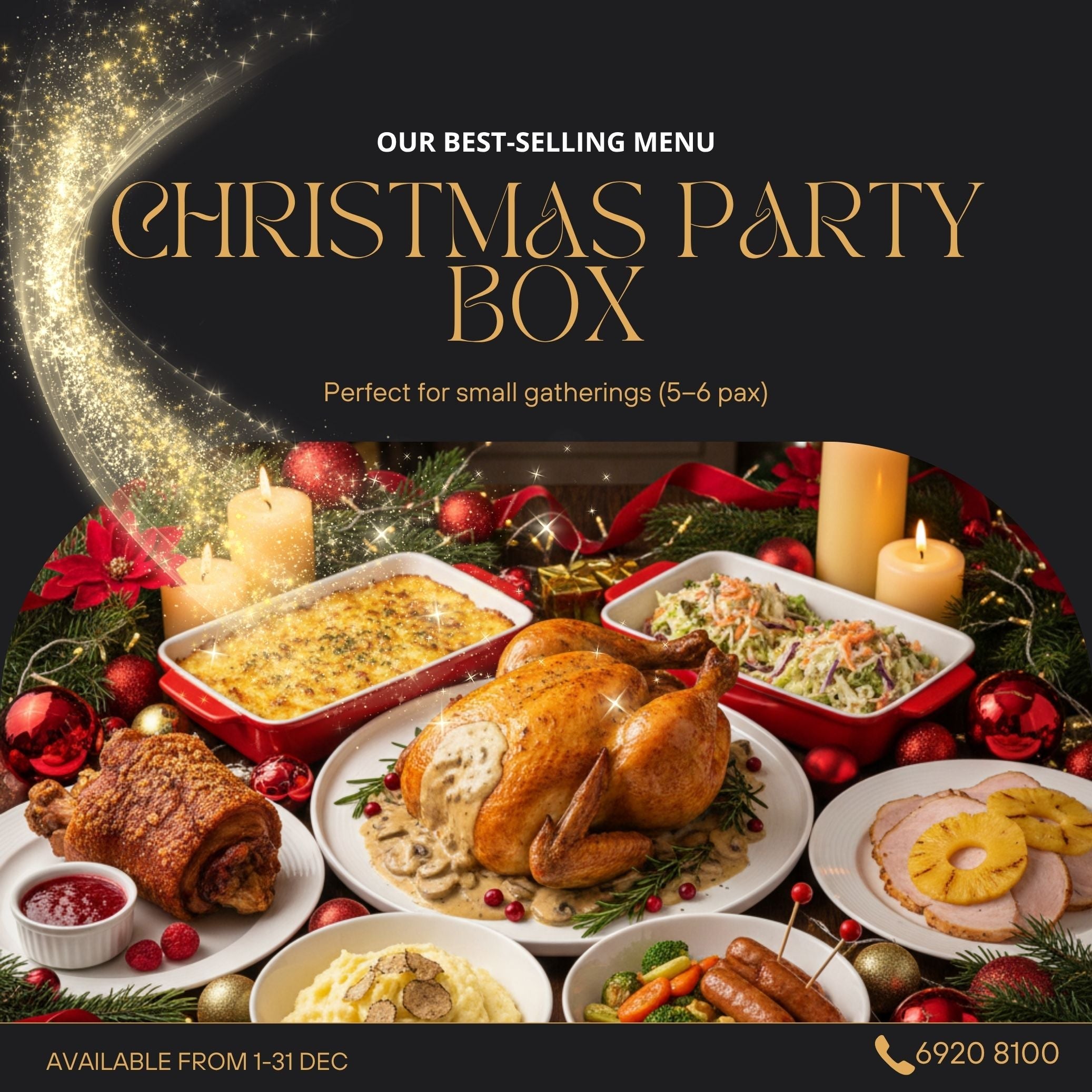 Christmas Party Box Catering Singapore - Premium Festive Meals ...
