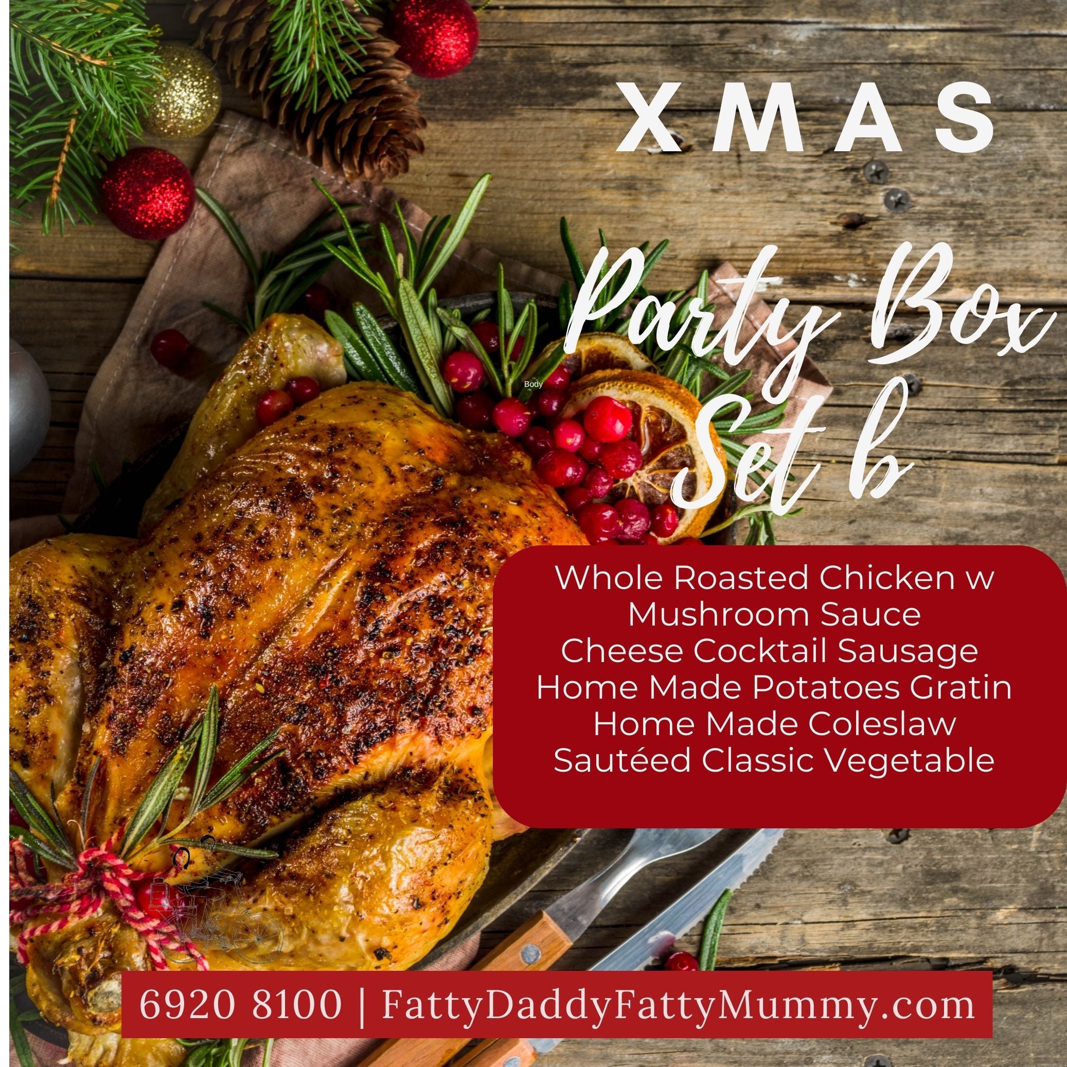 Christmas Catering Party Box B Singapore - Classic Feast 5-6 Pax ...