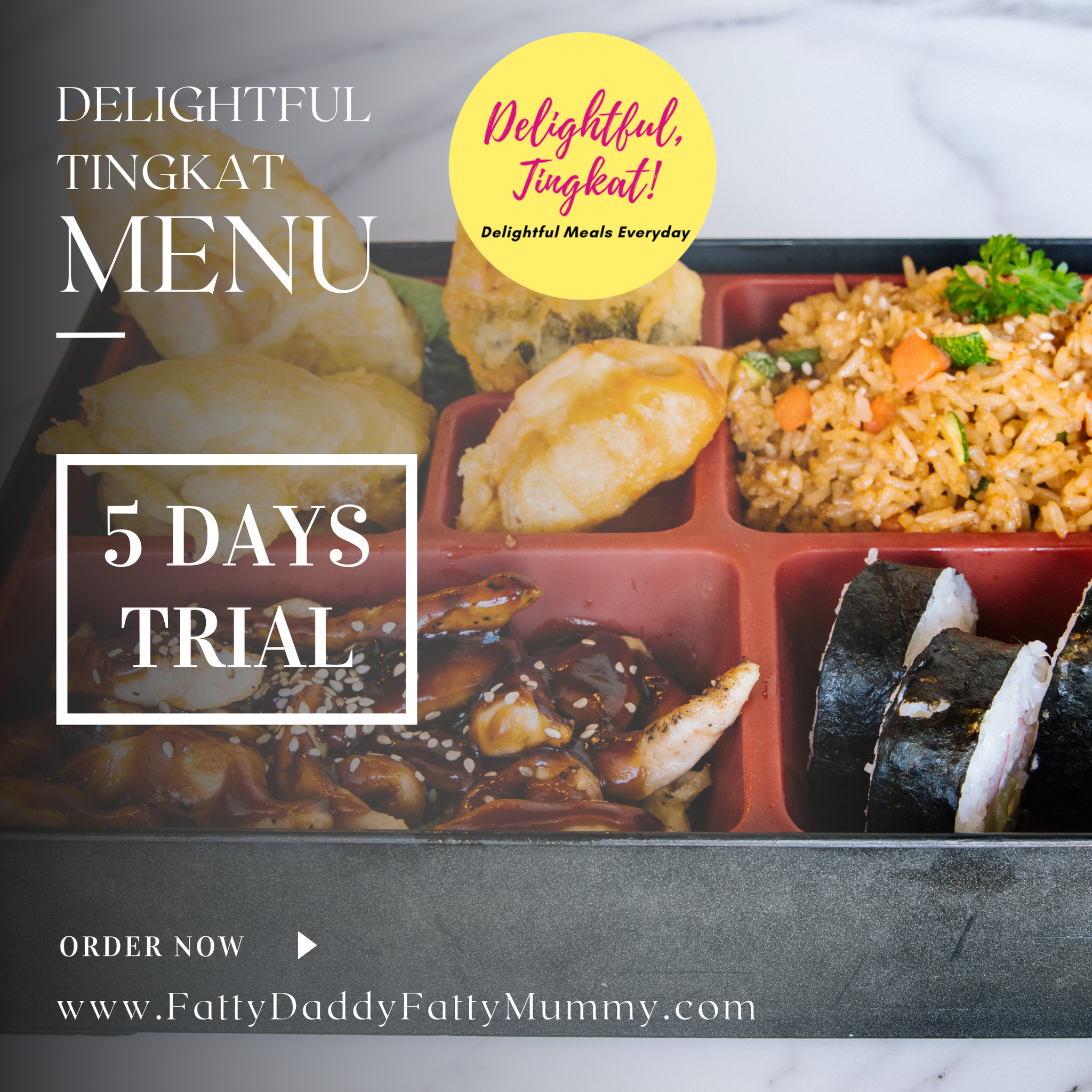 Delightful Tingkat 5 Days - Premium Meal Delivery Singapore ...